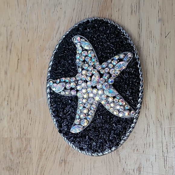 Bellas Buckles | Accessories | Bellas Buckles Rhinestone Starfish Belt ...